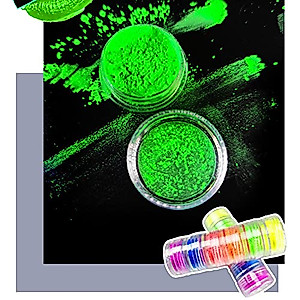 Pigment Body Powder Color Glow Powder Fluorescent Glitter Pearl High Gloss Nail Powder Powder Nail Pigment For Body And Craft The Bride Makeup