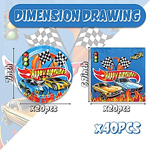 40-Piece Wheel Theme Party Supplies - Ideal for Birthday Celebrations, Baby Showers, and More