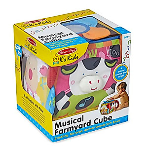 Melissa & Doug K's Kids Musical Farmyard Cube Educational Baby Toy