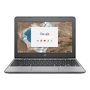 HP 11-v010wm 11.6" Chromebook, Chrome, Intel Celeron N3060 Processor, 4GB RAM, 16GB eMMC Drive