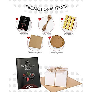 qiqee Bakery Box with Window 4x4x2.5 4*4*2.5inch/100Packs White Macaron Boxes Small Donut Pastry Boxes for Party Mini Cookie Boxes(5 Diferent Gift Include)