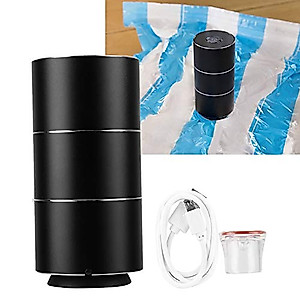 Travel Vacuum Storage Bags with Mini Electric Vacuum Pump Automatic Compression Machine Receiving Bag for Home and Travel Package Space Save