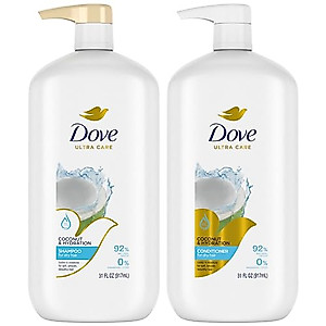 Dove Shampoo and Conditioner Set - Nourishing Secrets Coconut Shampoo and Conditioner, Hydrating Shampoo for Dry Hair, Frizz Control, 31 Oz (2 Piece Set)