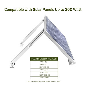 HQST Adjustable Solar Panel Tilt Mount Brackets, 30 inch Support Solar Panels with 150W or More for Boats, RV, Roof Off Grid System