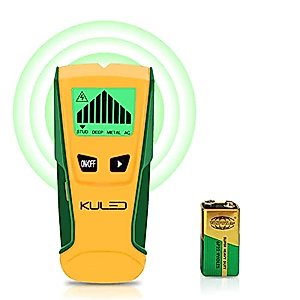 Stud Finder, 3 in 1 Multi-Function Wall Stud Sensor Detector with LCD Display and Sound Warning for AC Live Wire, Wood, Metal, Deep Scanning KULED M79