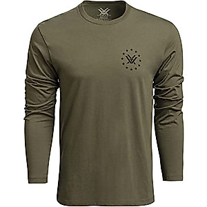 Vortex Optics Salute Long Sleeve Shirts (Military Heather, X-Large)