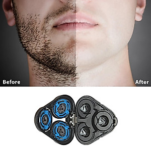 Replacement Sharp Head Assembly for Philips Norelco Mens Cordless Wet Dry Electric Shaver SH50 5000 6000 S6011 S6015 S6840 S6550 S6580