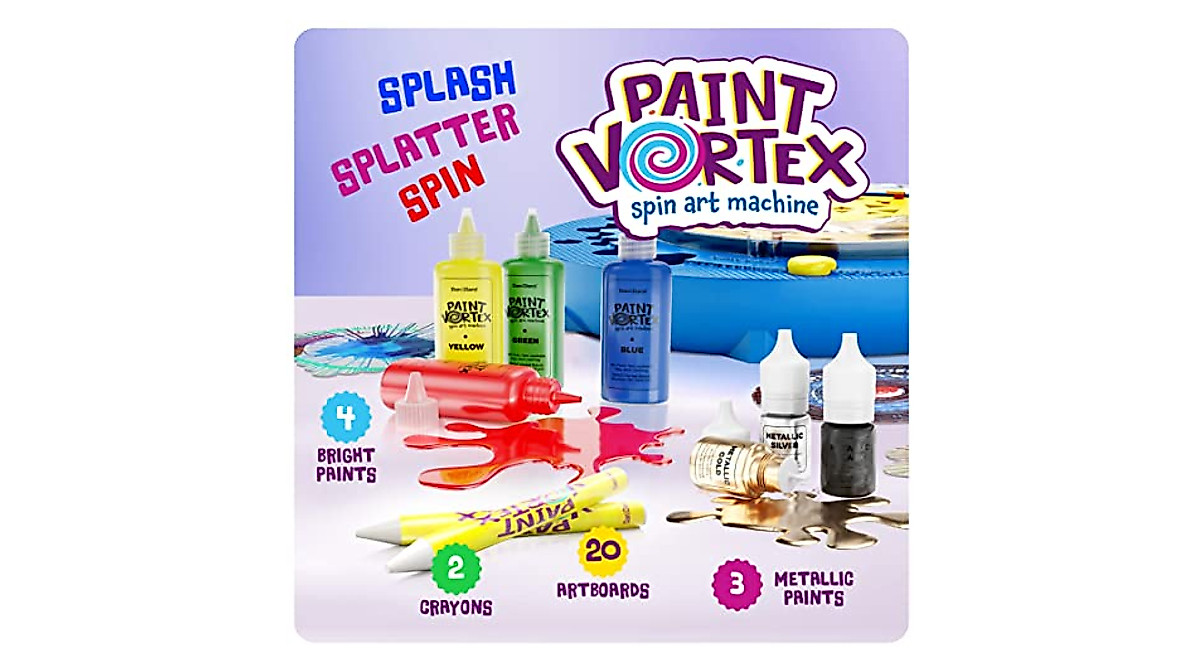 Spin Art Machine Kit for Creative Kids - Fun Gift Idea