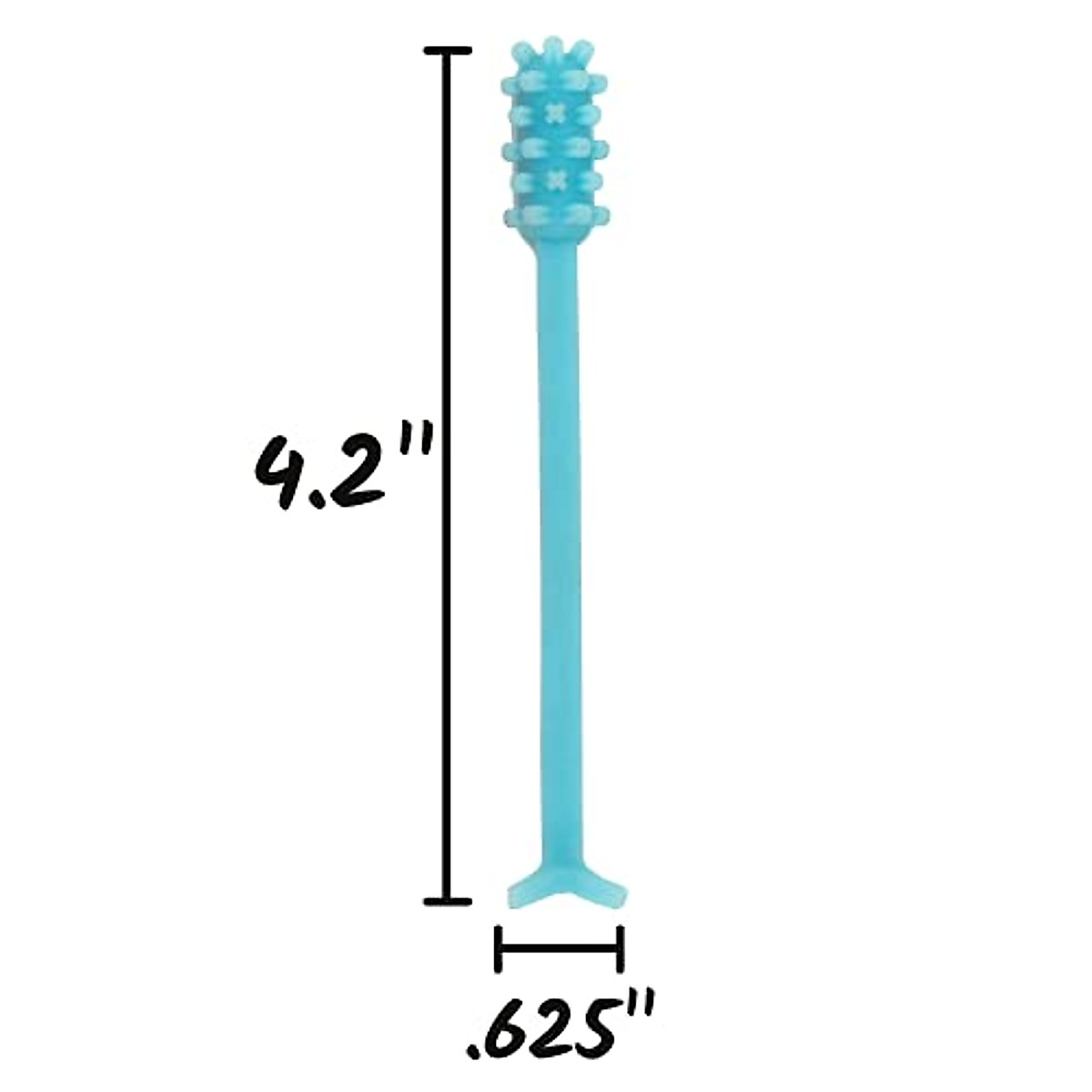 DENTURE DART V2 (Denture Adhesive Removing Toothbrush) (Blue)