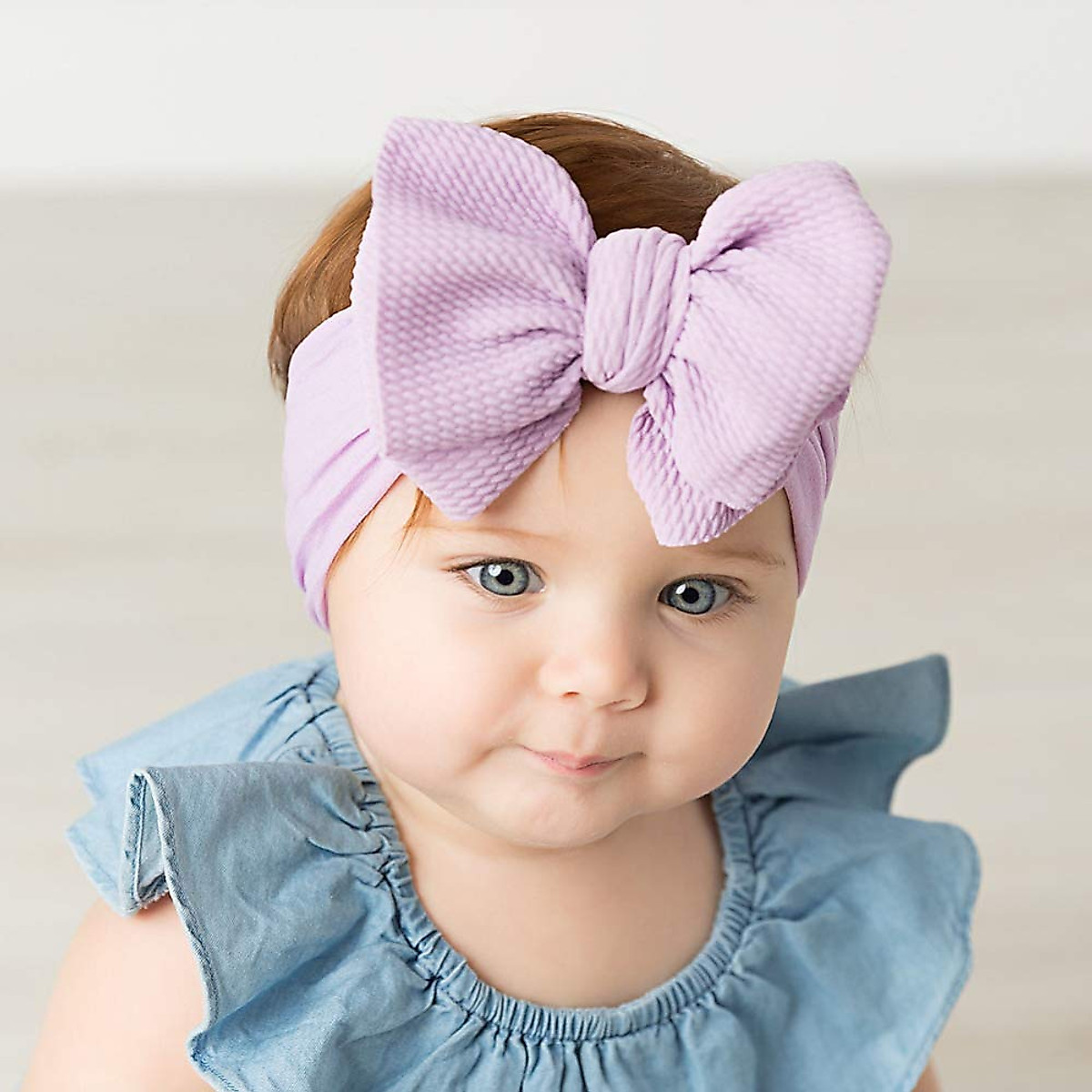 QandSweet Baby Girl's Headbands and Bows Hair Accessories (7Pcs Newest01)