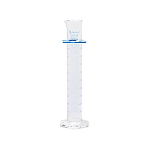 United Scientific™ (UNCYLNGB-1000) 1000mL Graduated Cylinder, Borosilicate 3.3 Glass, Double Metric Scale, Class B, Each