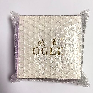 OGLE Waterproof Classics Roman Tourbillon Phases Moon Chain Fob Skeleton Automatic Mechanical Pocket Watch (Silver Case&White)