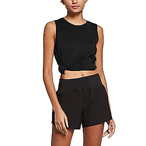 BALEAF Women's Workout Tank Tops Sleeveless Running Shirts Activewear Gym Tops Black Size XL