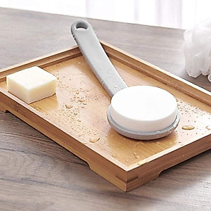 WAGA Bath Brush Body Exfoliating Scrubber Long Handle Body Back Massage Shower Foam Bath Body Brush Cleansing Accessories