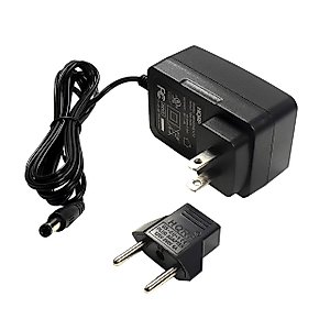 HQRP 9V AC Adapter Compatible with Life Fitness C1 Excercise Bike Cycle Adaptor Power Supply Cord [UL Listed] + Euro Plug Adapter