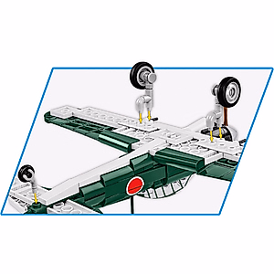 COBI Historical Collection WII Mitsubishi A6M2 Zero Japanese Fighter Plane