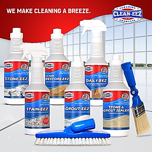 Clean-eez Grout-eez Super Heavy-Duty Grout Cleaner - Powerful Tile and Floor Stain Remover for Bathroom, Kitchen, and More - 32 oz.