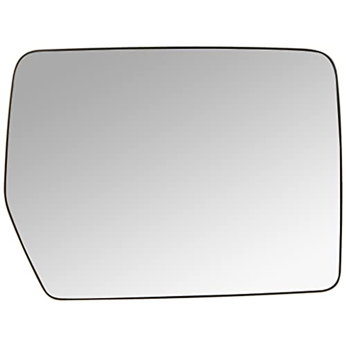 Fit System 30194 Passenger Side Heated Mirror Glass w/Backing Plate, Ford F150, Lincoln Mark LT, 6 13/16" x 9 1/8" x 10 1/2" (w/o Blind Spot)