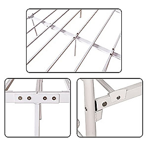 Kefair Full Size Bed Frame 12 Inch Mattress Foundation with Headboard and Footboard Platform Bed Frame，No Box Spring Needed, Easy Assembly(White)