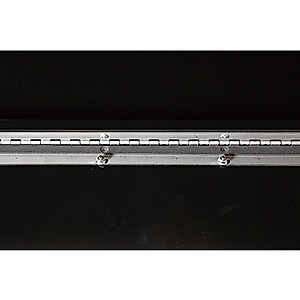 Buyers Products 1702110 Black Steel Underbody Truck Box with Paddle Latch, 18 x 18 x 48 Inch