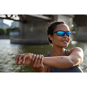 Suncloud Zephyr Polarized Sunglasses – 100% UV Protection – Comfortable Fit, Trendy Design – for Men & Women - Black + Polarized Gray Lenses