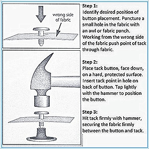 20mm Replacement Jean Buttons 12 Sets Combo Copper Tack Buttons