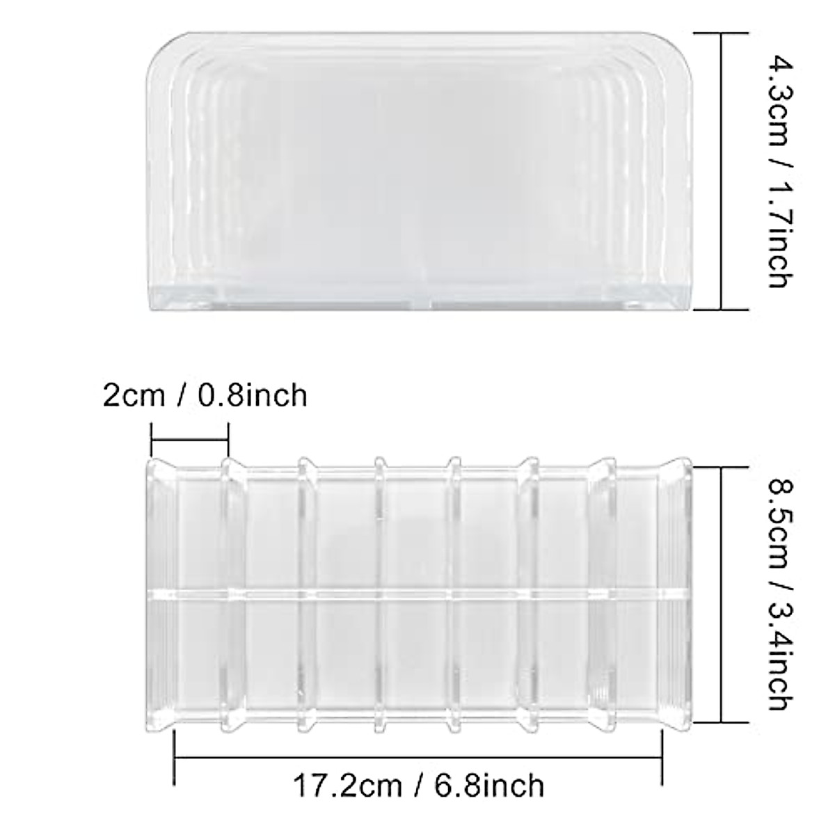 Makeup Organizer, Compact Makeup Palette Organize, for Bathroom Countertops, Vanities, Cabinets, Sleek Modern Cosmetics Storage Solution for - Eyeshadow Palettes, Contour Kits, Blush