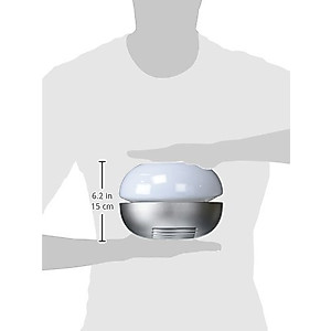 EcoGecko, Silver Classic Gecko Air Washer & Revitalizer, Aroma Diffuser with Lavender Oil