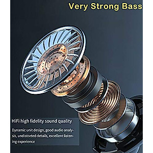 Wireless Earbuds Bluetooth 5.1 Earphones for Samsung Galaxy A53 5G in Ear Headphones True Stereo Sports Waterproof/Sweatproof Headsets with Microphone