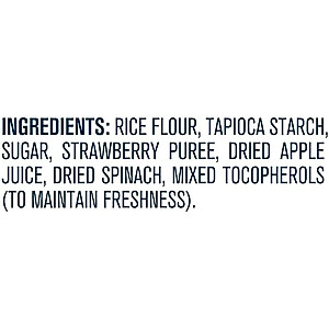 Gerber Snacks for Baby Teethers, Strawberry Apple Spinach, 1.7 oz Box (12 Pack)