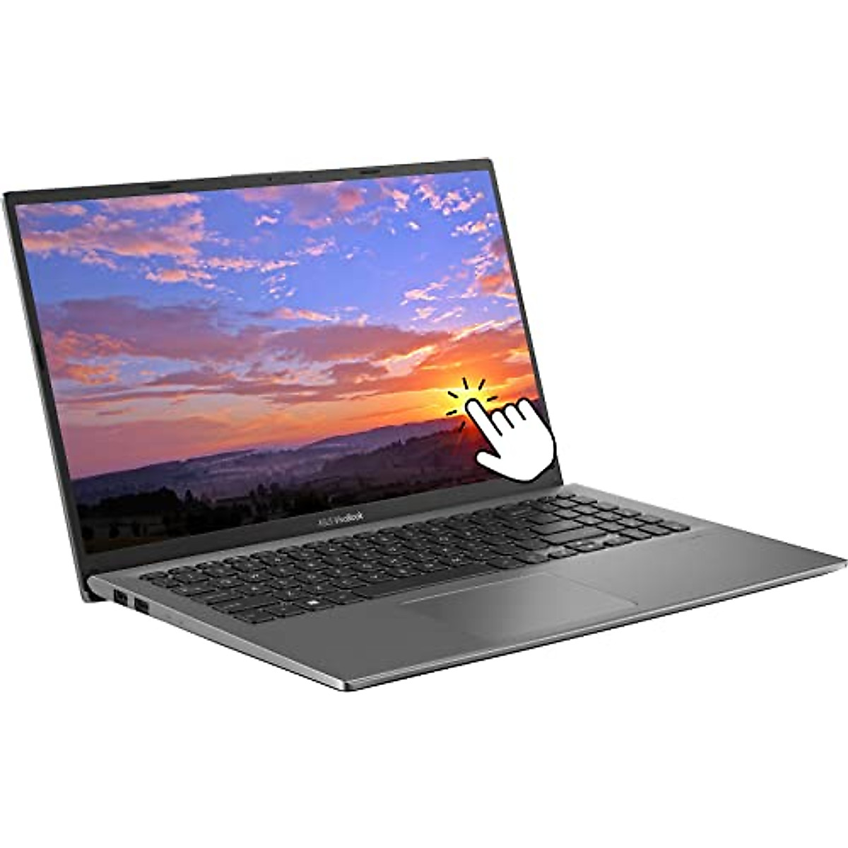 ASUS 2023 Vivobook 15.6" FHD Touchscreen Thin Laptop, Intel Core i3-1115G4 Up to 3.9Ghz, 20GB RAM,1TB PCIE SSD, HDMI, Fingerprint, Backlit KB, Windows 11S, Grey+ GM Accessories