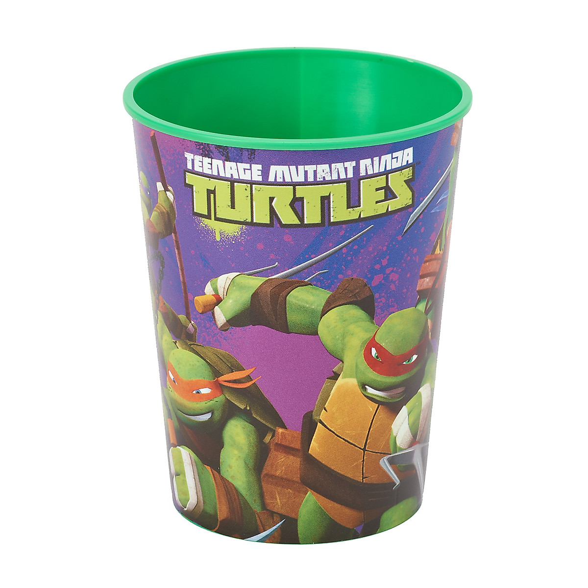 American Greetings Teenage Mutant Ninja Turtle (TMNT) Party Supplies, 16 oz. Reusable Plastic Party Cup (12-Count)