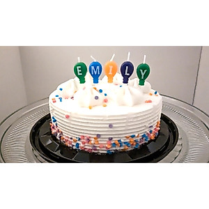 Personlaize with Unique Balloon Birthday Candles with Letters for Custom and personalizing | Spell The Guest of Honors Name | Use The Bundle Pack for Multiple Letters