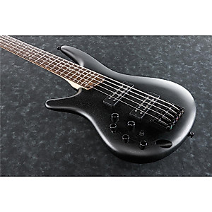 Ibanez Standard SR305EBL Left-handed Bass Guitar - Weathered Black