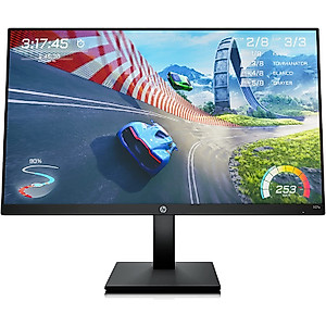 HP 27 Gaming Monitor 27” QHD (2560 x 1440) IPS Panel 165Hz Refresh Rate 1ms Response time 400 nits HDR400 AMD FreeSync Low Blue Light Mode Anti-Glare + HDMI Cable