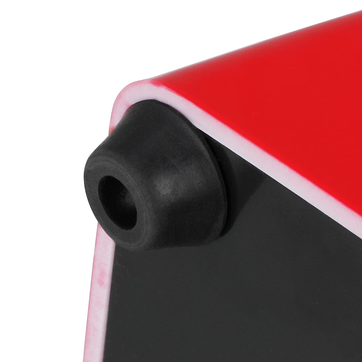 Lifancy Stained Glass Grinder, Portable Glass Grinder with 5/8" + 1" Replaceable Diamond Grinder Bit + Acrylic Bezel (110 V, 65 W,Red)