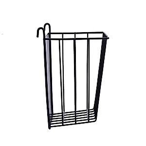 jezmozo Pet Hay Feeder for Rabbit Guinea Pigs Chinchilla Bunny Small Animal Basket with Hook Metal Holder (2 Pieces)