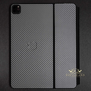 SopiGuard Skin for iPad Pro Magic Keyboard 11" (iPad Pro A2228) Precision Edge-to-Edge Vinyl Sticker Top, Keyboard, and Rear Panel (Leather Textured)