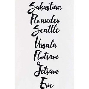 Disney The Little Mermaid Princess Ariel Themed Kitchen Towel Set