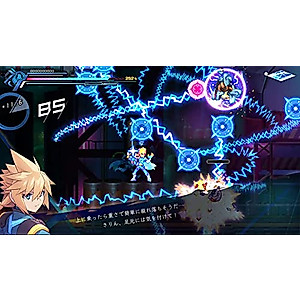 Blue Thunder Gunvolt Chain Ring Limited Edition - PS4 (Amazon.co.jp Exclusive) Carafine Board (P3 Size), A4 Clear File Included & Bonus Items: Full Color Setting Material, Soundtrack CD (Set of 2), "Wanbolt" Acrylic Key Holder Included