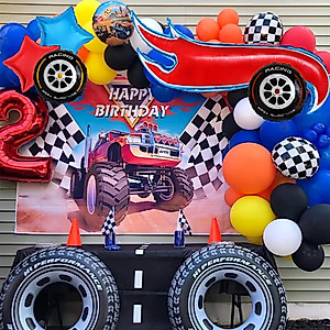 6 pcs Hot Car Themed balloons/Hot Race Car Birthday Party Supplies Baby Shower Party Decorations