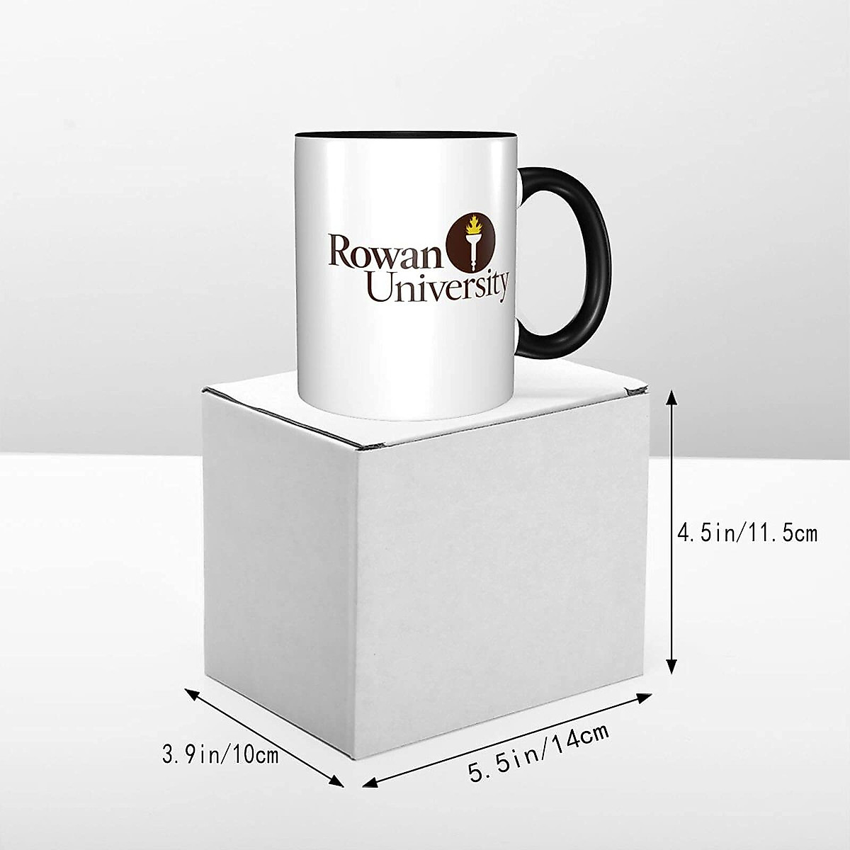 Rowan-University Logo Large Ceramic Coffee Mug, Big Tea Cup For Office And Home,Reusable Cup For Coffee Or Tea