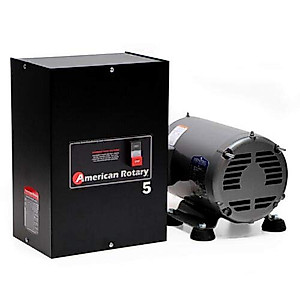 American Rotary Phase Converter AR5 5 HP 1 to 3 Three PH | Can Start up to a 2.5Hp / 7 Amp 208-240v Light Load