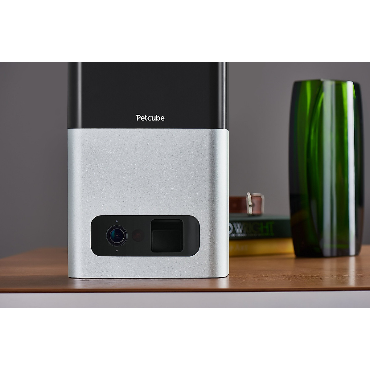 [2017 Item ] Petcube Bites Pet Camera with Treat Dispenser: HD 1080p Video Monitor, 2-Way Audio, Night Vision, Sound and Motion Alerts. For Dogs and Cats, Matte Silver (PB913NVTD)