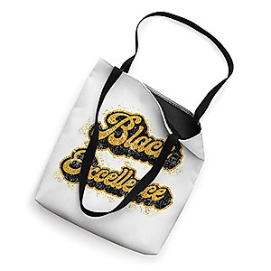 Black Girl Pride Excellence Retro Vintage Tote Bag