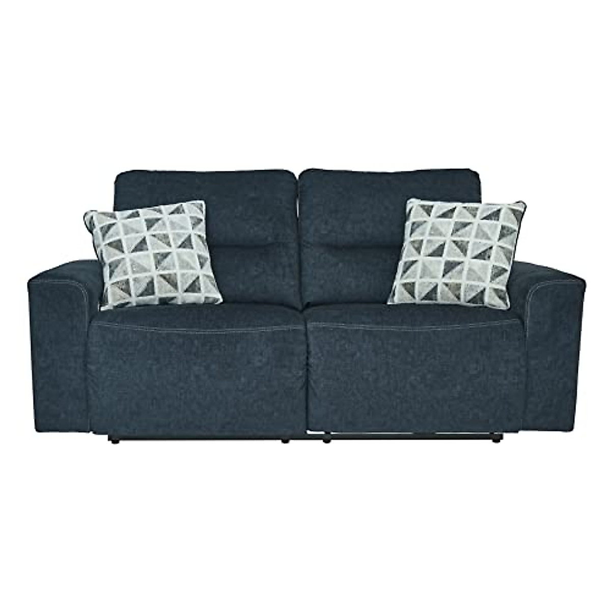 Signature Design by Ashley Paulestein 2 Seat Reclining Power Sofa, 81"W x 41"D x 40"H, Blue