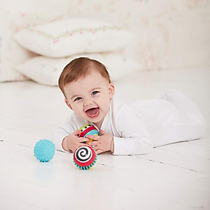 Early Learning Centre Sensory Discovery Balls, Fine Motor Skills, Hand Eye Coordiation, Imaginative Play, Kids Toys for Ages 6 Month, Amazon Exclusive