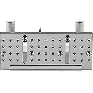 VEVOR Belt Grinder Knife Jig, 7.75" Length Sharpening Locator, 85°~115°Adjustable Angle, Belt Knife Sharpener Jig w/Dual Handles, Knife Making Angle Grind Guide for Belt Sander Machine, Regular