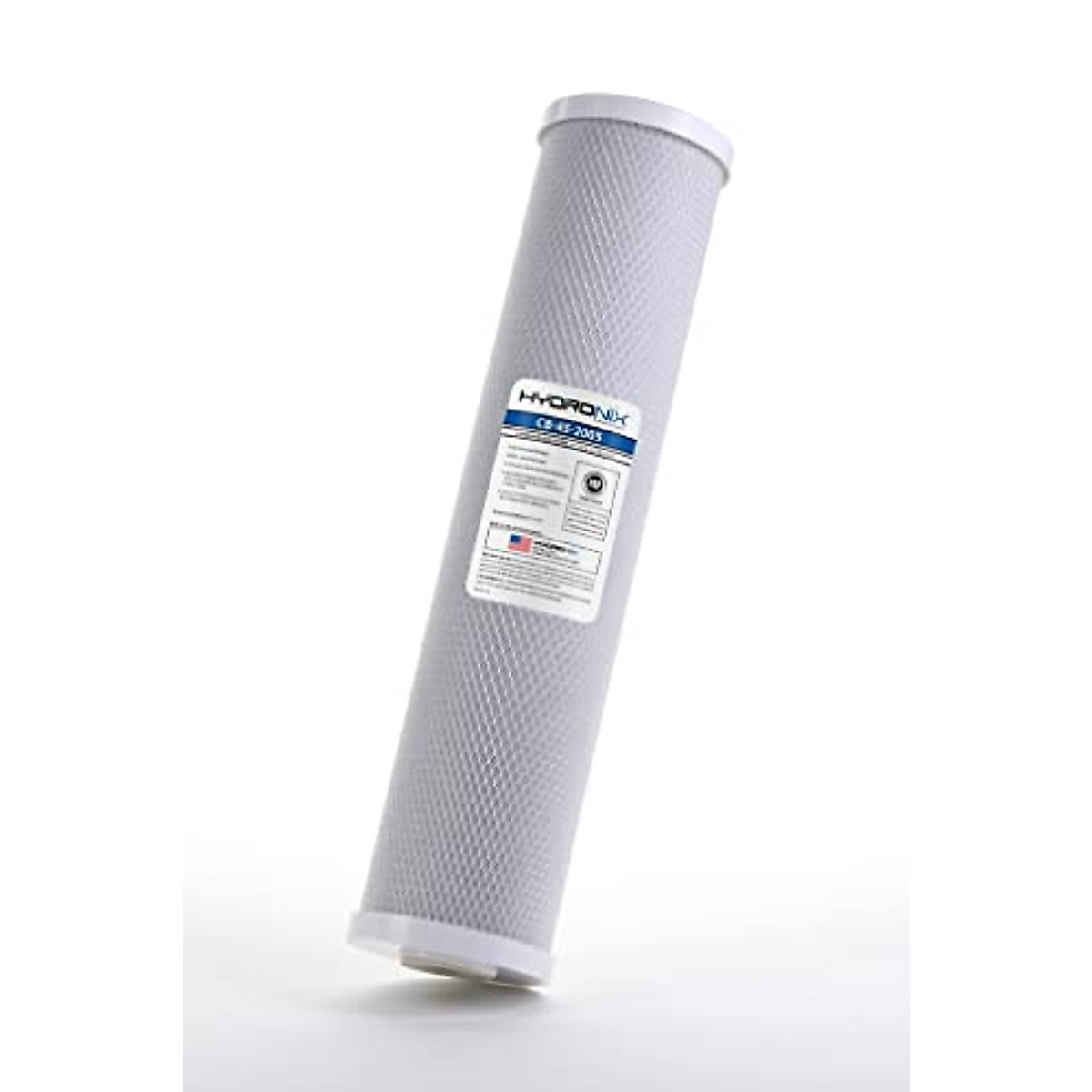 Hydronix CB-45-2005 Whole House, Commercial & Industrial NSF Coconut Carbon Block Water Filter, 4.5" x 20" - 5 Micron