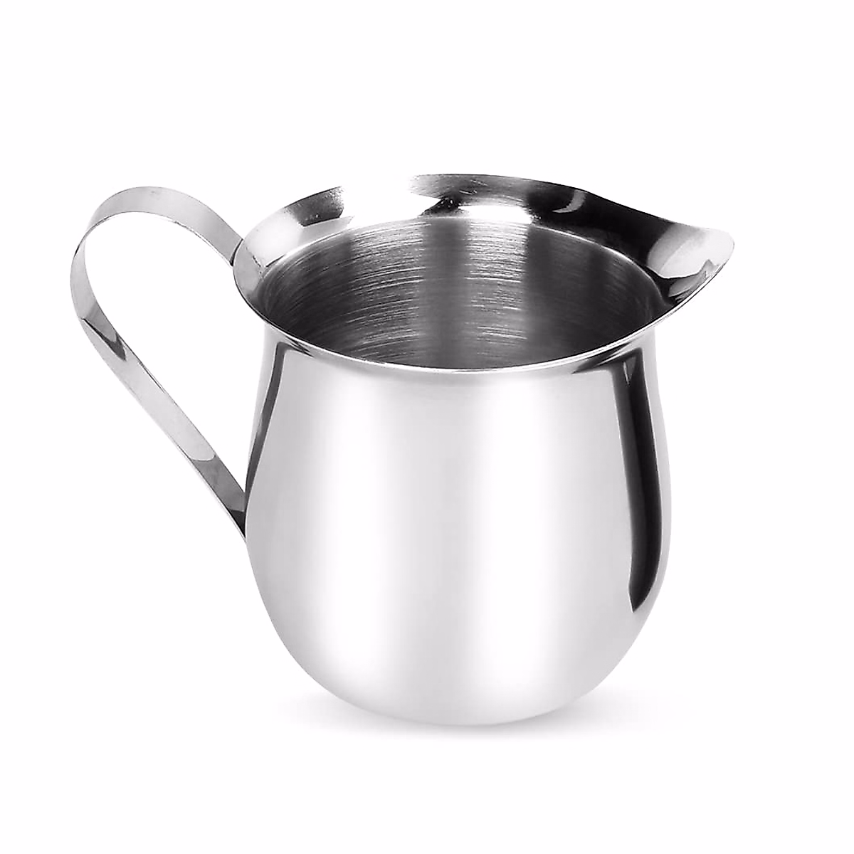 Rolin Roly 90ML Milk Frothing Pitcher Stainless Steel Small Bell-Shaped Creamer Coffee Jug for Barista Cappuccino Espresso Cups Latte Art Pitcher